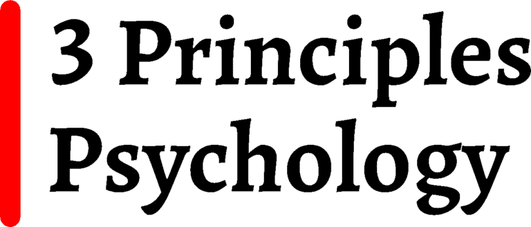 The Three Principles from the Beginning - Three Principles Psychology